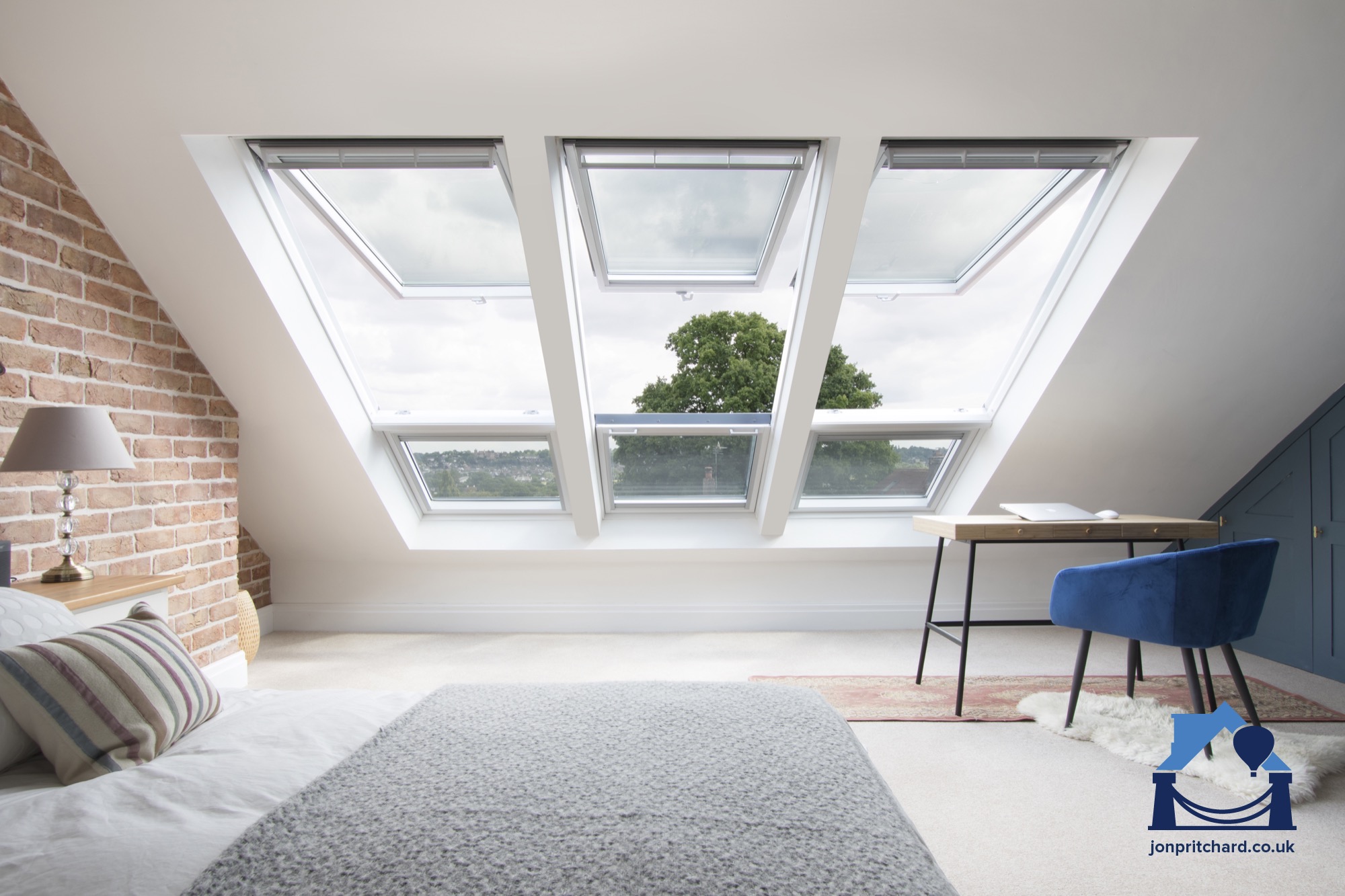 200615_ARB72_bedroom_Velux Cabrio triple windows open 1_Web_LOGO | Jon ...